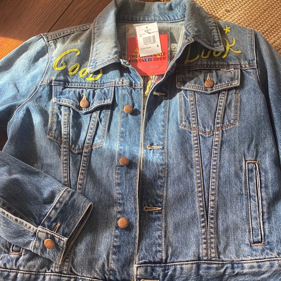 MOTHER | Jackets & Coats | Nwts Mother Good Luck Embroidered Denim ...